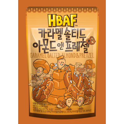 HBAF [NEW FLAVOR] KOREA ALMONDS ALL SIZE Honey Butter Almond Wasabi Laver Caramel pretzel Hot ...