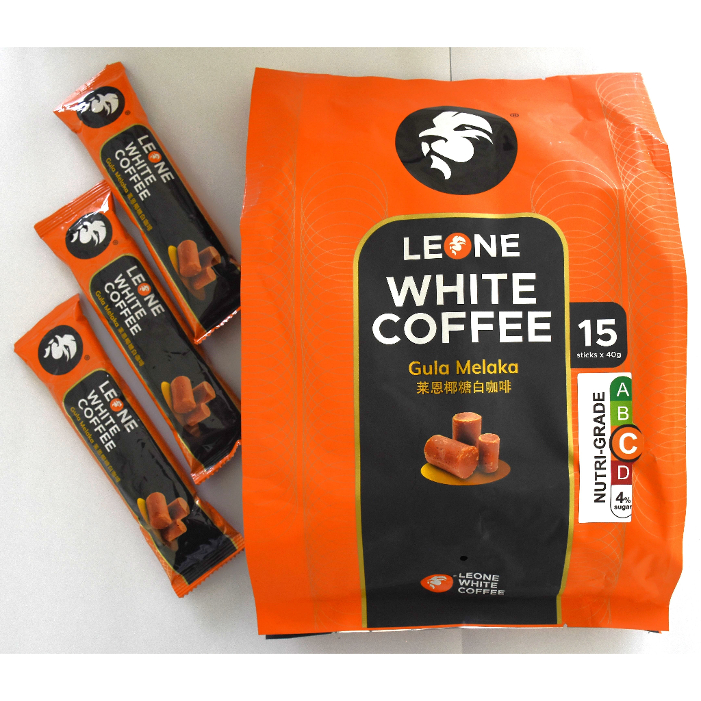 Leone Gula Melaka White Coffee (15s x 40g) | Shopee Singapore