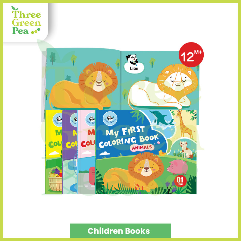 Children Colouring Books For Age 2-4yo | Buy 3 Get 1 Free Package - My ...