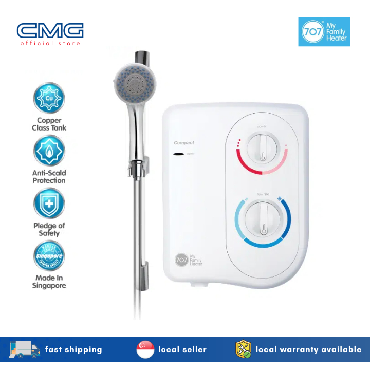 *FREE INSTALL* 707 Compact Instant Water Heater | Shopee Singapore
