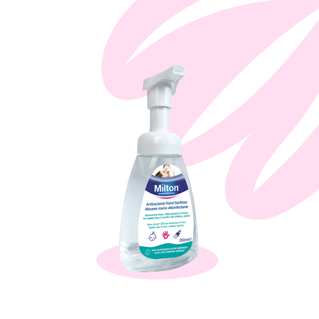 MILTON Antibacterial Non-Alcohol Hand Sanitizer Foam (250ml) | Shopee ...