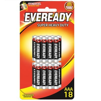 Eveready - Super Heavy Duty Battery Pack AA, AAA, D2, 9V1, C2 | Shopee ...