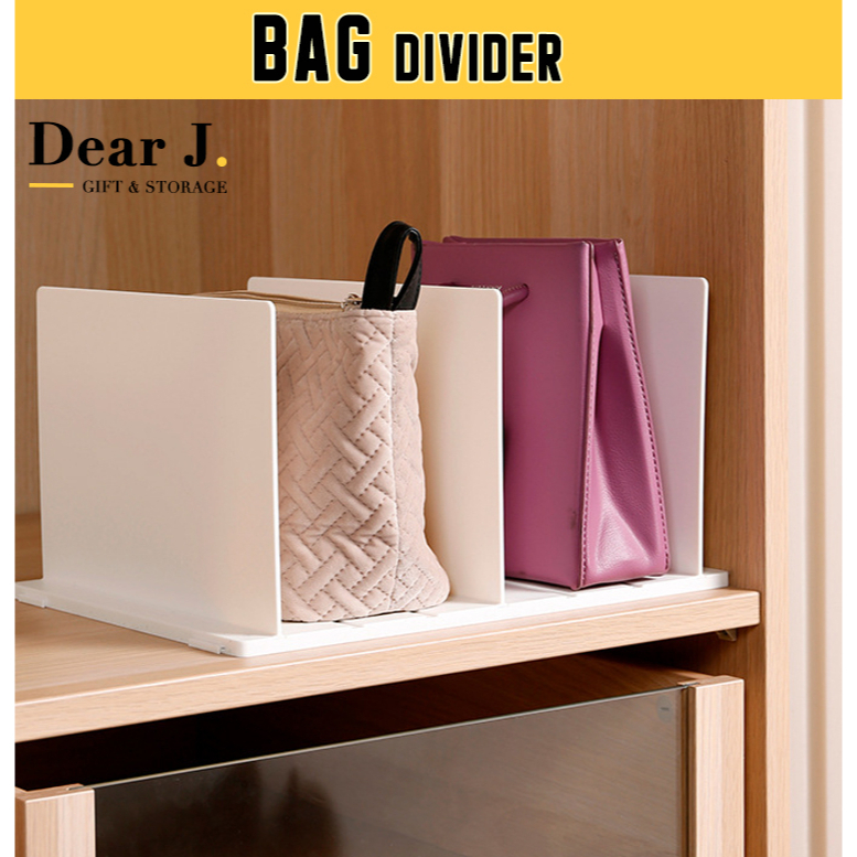 Bag Divider / Bag Stand / Bookend / Book Stand [Dear J] | Shopee Singapore