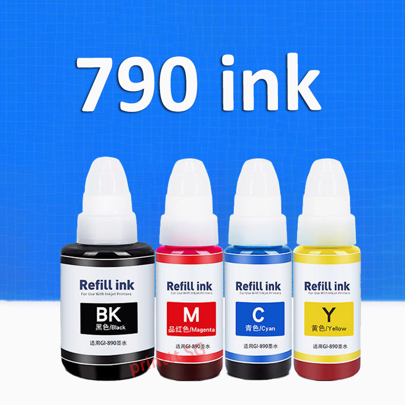 Canon Ink GI-790 BK/GI-790C/GI-790M/GI-790Y ink for G1000 G2000 G3000 ...