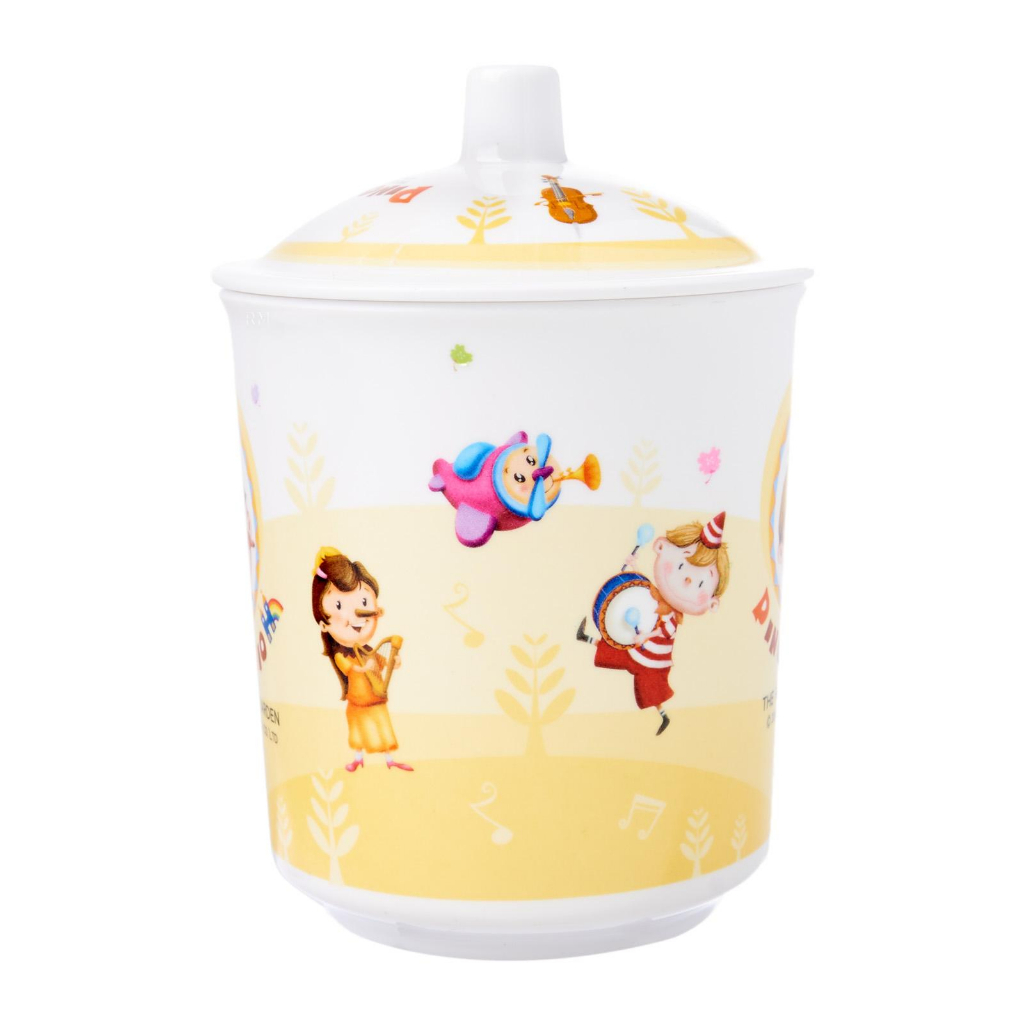 ShunTa Melamine Children Mug With Cover (Pinocchio - Yellow) (2 pcs ...