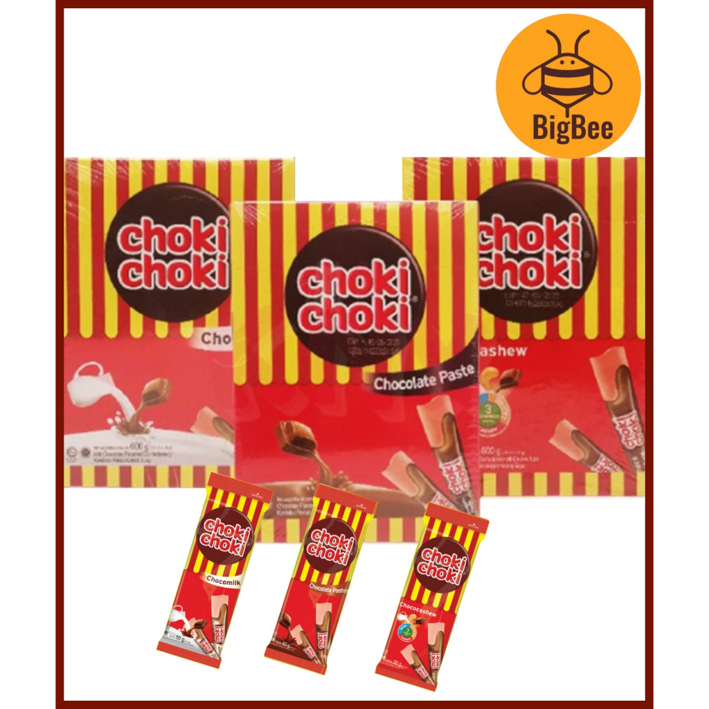 Choki Choki - 10g x 5stick Chocolate Paste / ChocoMilk / ChocoCashew ...