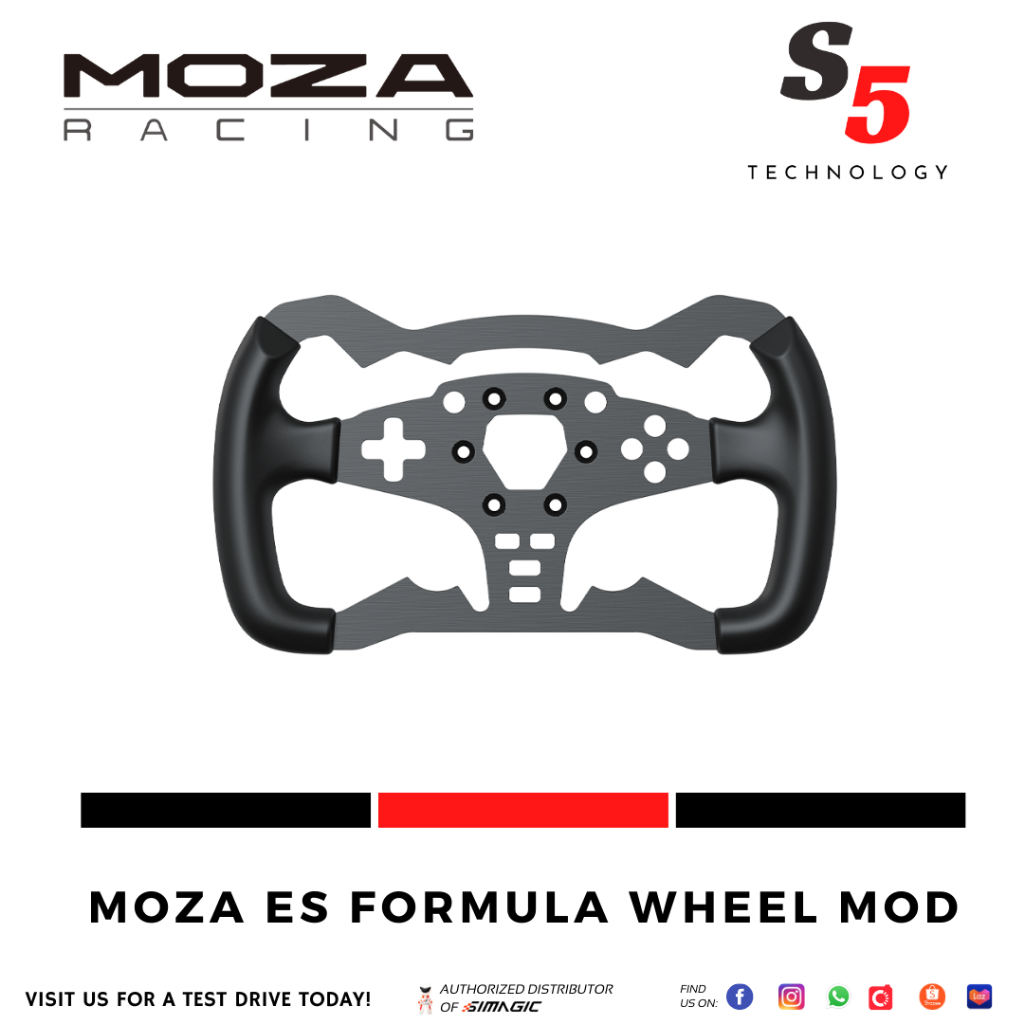 MOZA ES Formula Wheel Mod / simracing / sim racing / eracing / esports /driving simulator ...