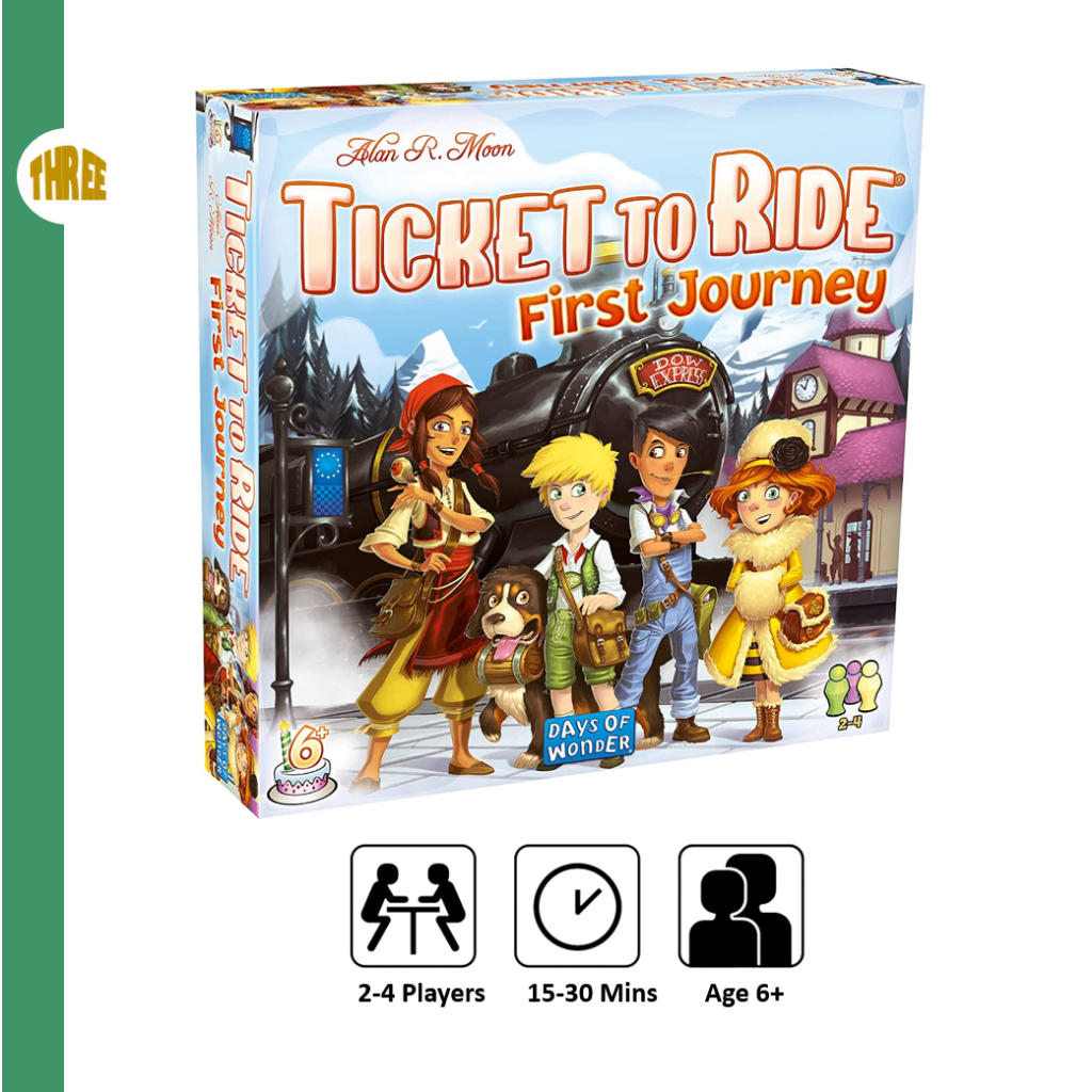 [SG STOCK]Fantasy Flight GamesTicket to Ride: Europe - First Journey ...