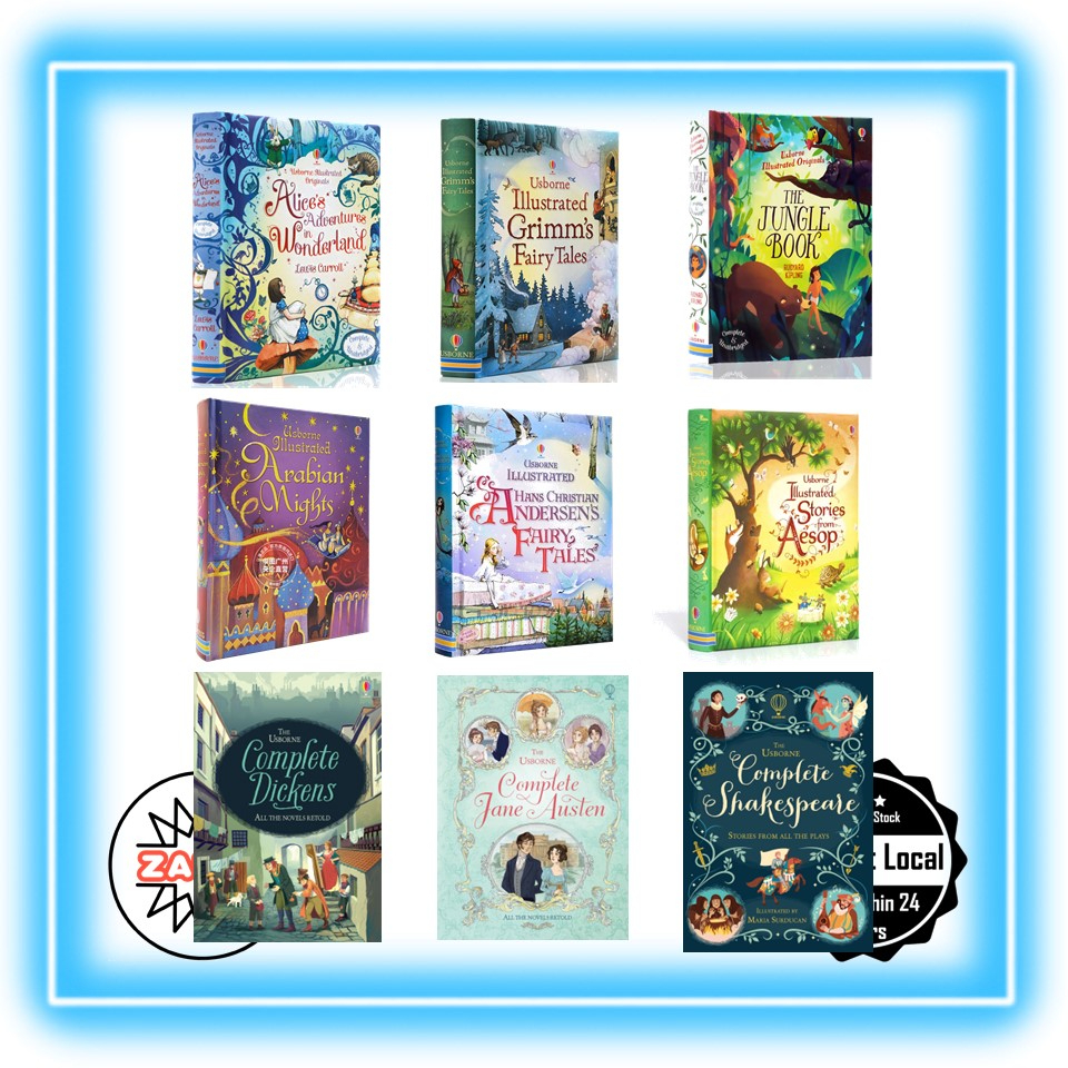 [Ready Stock] Usborne Illustrated Stories (9 Books) | Shopee Singapore
