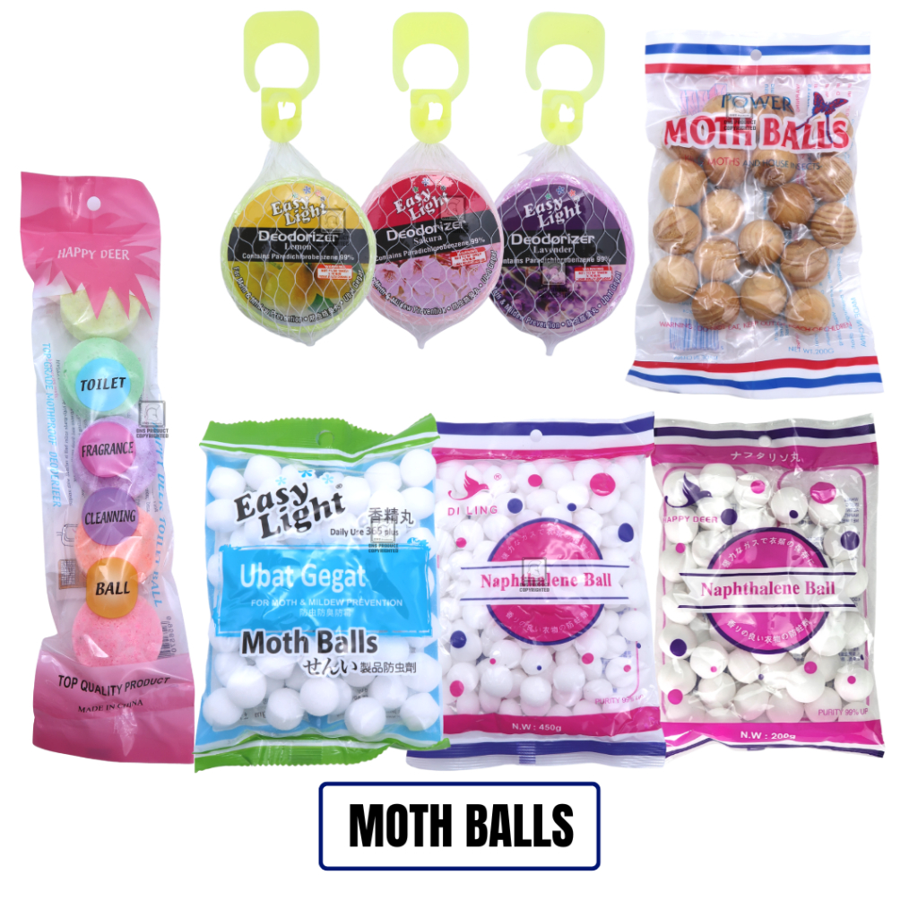Moth Balls Wooden Moth Ball Camphor White Ball Toilet Smell | Shopee ...