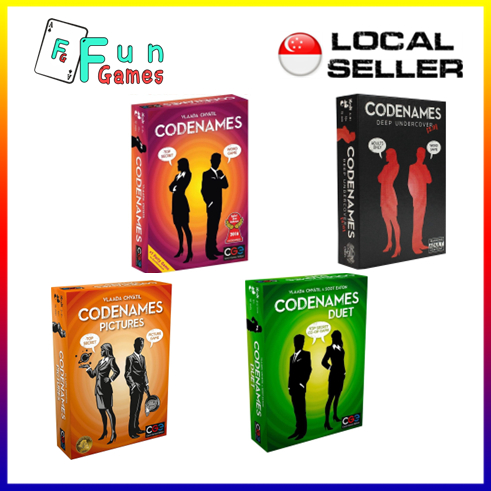 [SG STOCK] Codenames – Strategy Spy Board Game Friends Party Gathering ...