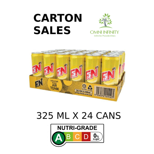 F&N Tonic 325ml Can Drinks Carton Sales (24 cans per carton) | Shopee ...