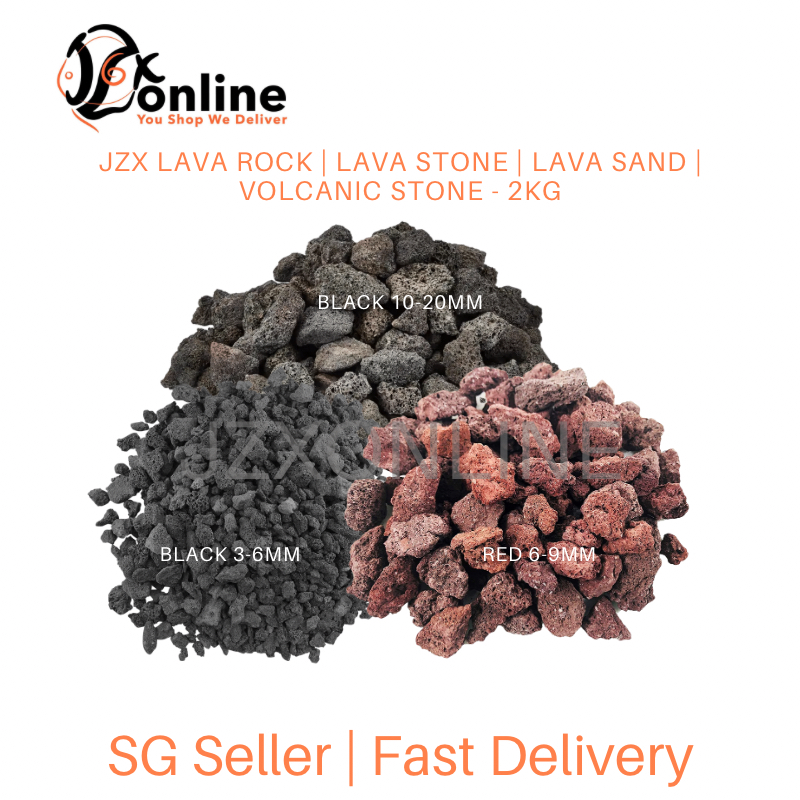 JZX Lava Rock | Lava Stone | Lava Sand | Volcanic Stone - 2kg | Shopee ...