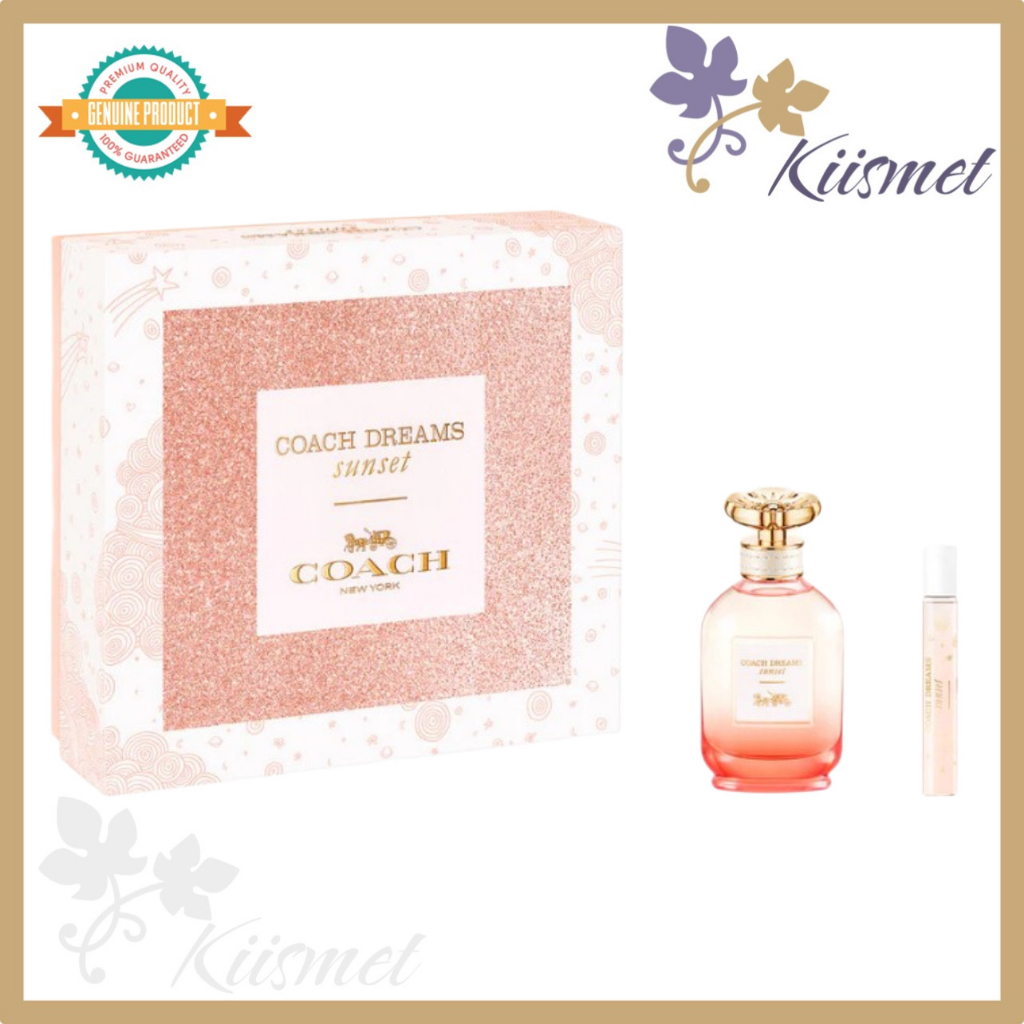 COACH DREAMS SUNSET 2PC SET EDP 60ML + 7.5ML | Shopee Singapore