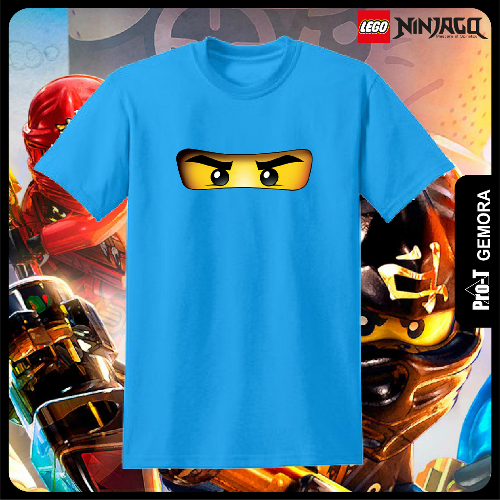 LEGO NINJAGO LIGHT BLUE FACE T-SHIRT - KIDS & ADULT SIZE AVAILABLE ...