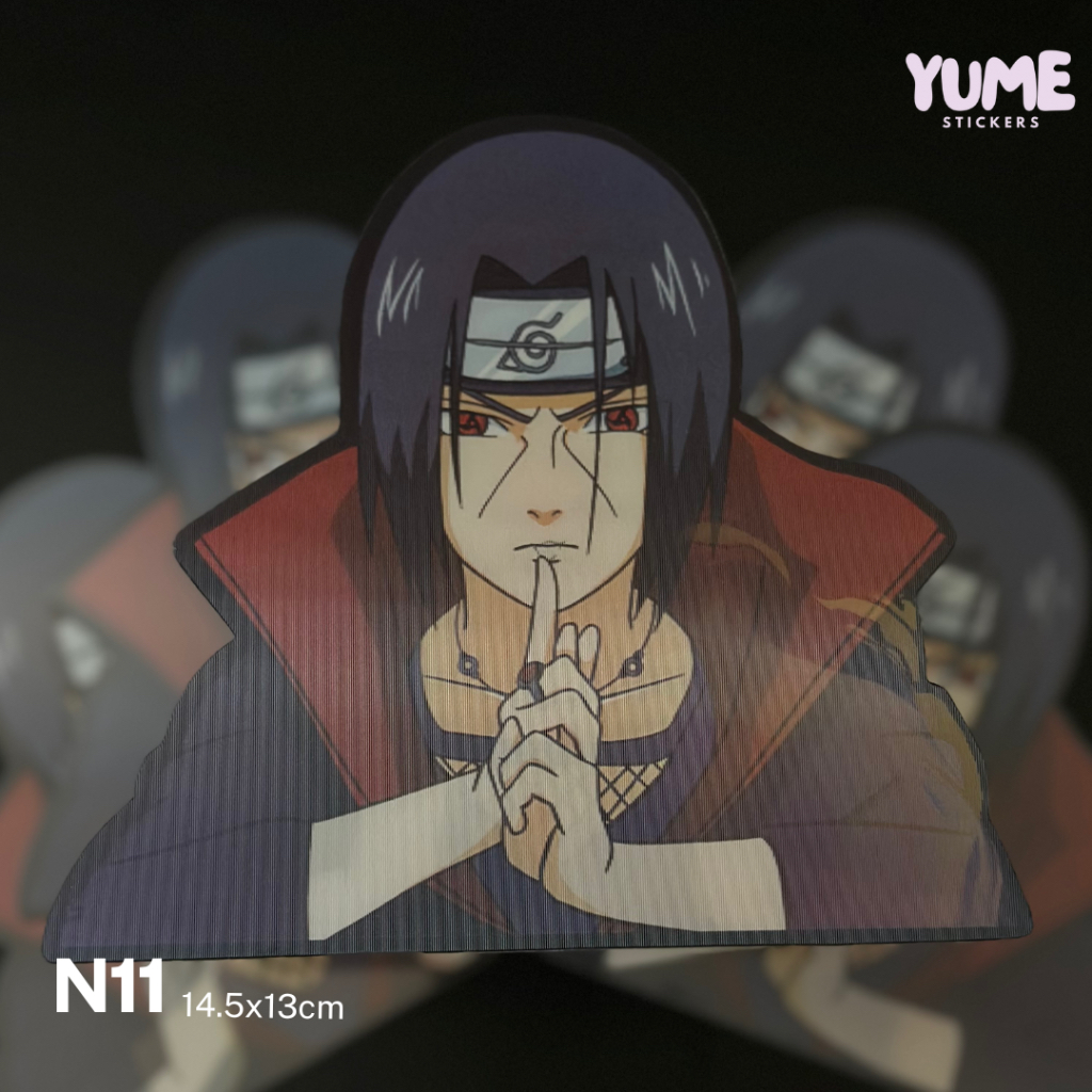 Itachi 3D Anime Sticker Sticker [N11] - Yume Sticker | Shopee Singapore