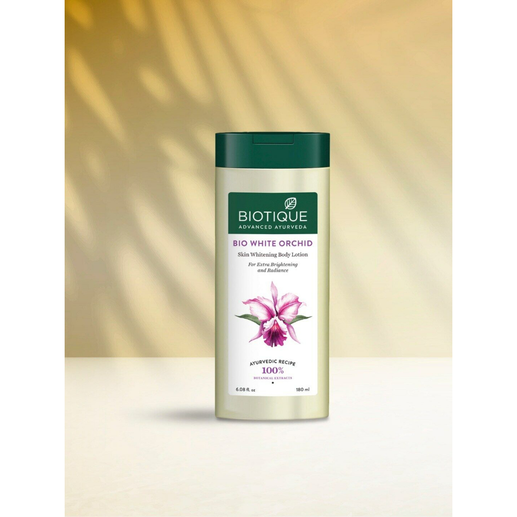 BIOTIQUE ADVANCED AYURVEDA BIO WHITE ORCHID SKIN WHITENING BODY LOTION ...