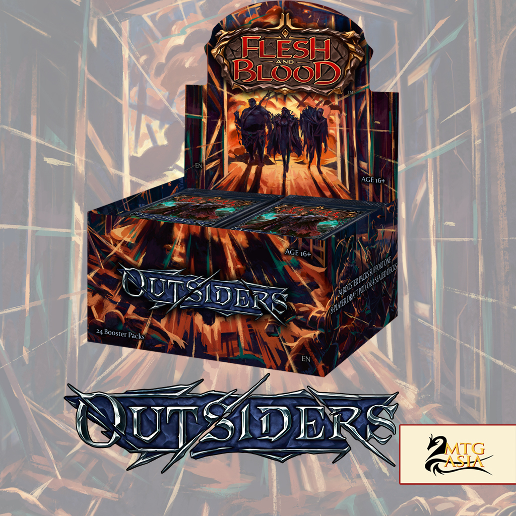 Flesh and Blood Outsiders Booster Box English Sealed (Purchase 4 boxes ...
