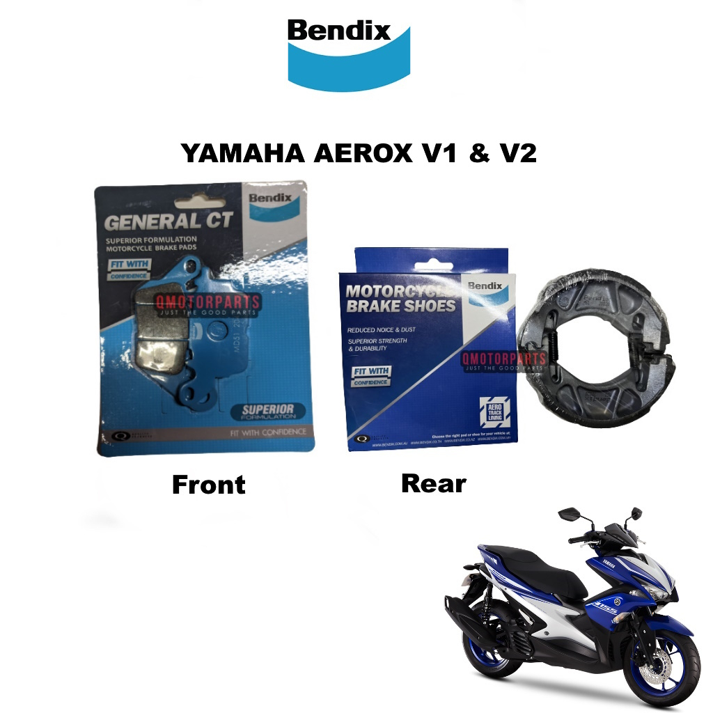 [SG Local Stock] Bendix Original Brake Pad & Brake Shoe Aerox v1 v2 ...