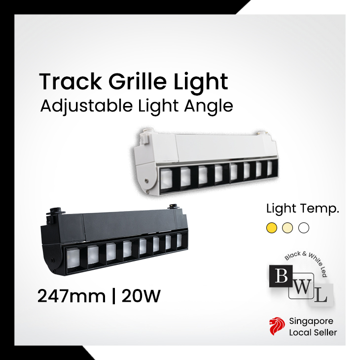 BWL LED Grille Light 20W Track Light Foldeable Grille Light 6000K 4000K ...