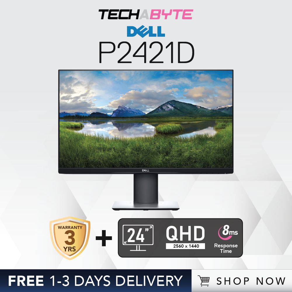 Dell P2421D | 24" QHD | IPS | Thin Bezel Monitor | Shopee Singapore