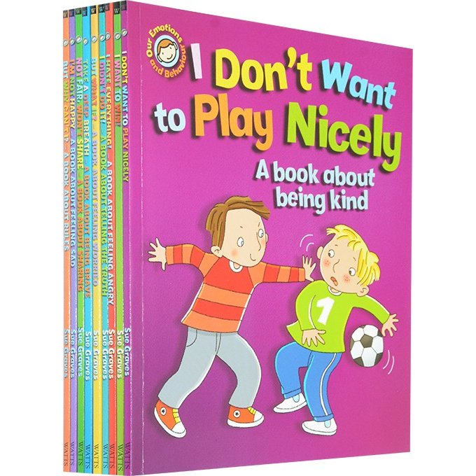 Original Our Emotions and Behaviour (12 Books) I Don't Want To Play ...