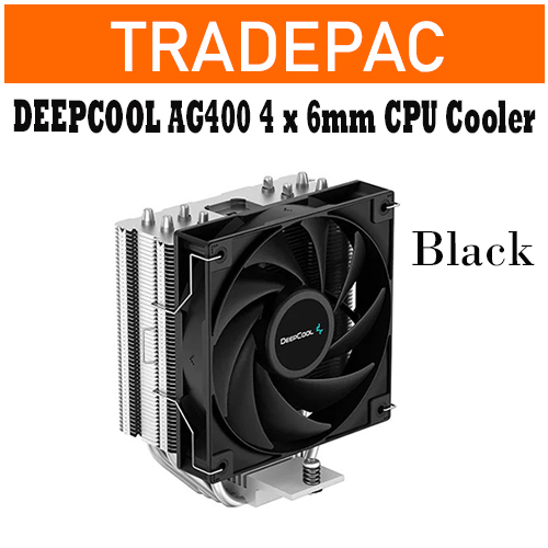Deepcool AG400 4 x 6mm Heatpipe Tower Cooler, 1 x 120mm PWM Hydro ...