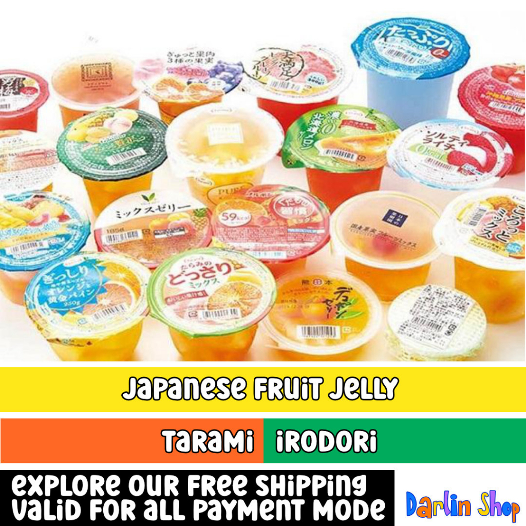 Tarami and Irodori Fruit Jelly, Assorted | Shopee Singapore