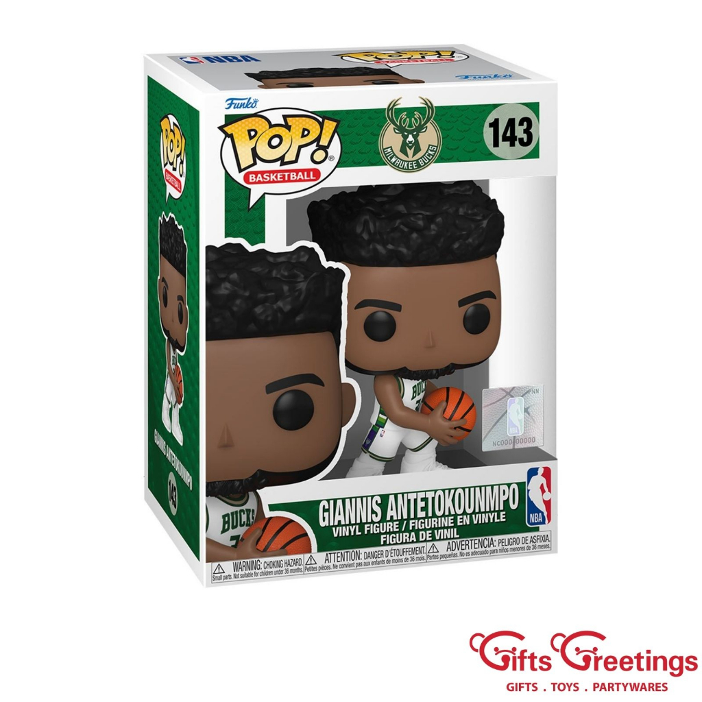 Funko POP NBA Milwaukee Bucks 143 Giannis Antetokounmpo | Shopee Singapore