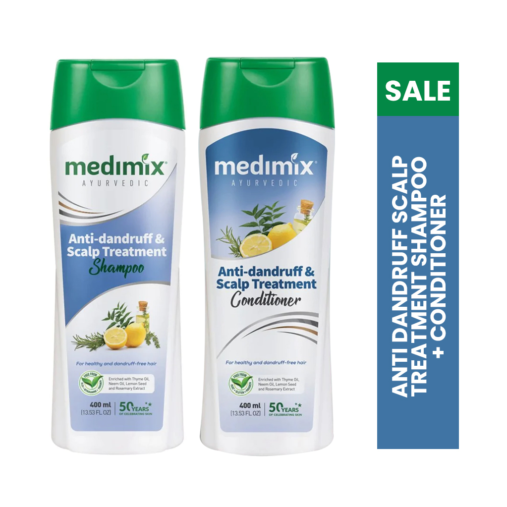 Medimix Ayurvedic Anti-dandruff and Scalp Treatment (Buy 400ml Shampoo ...