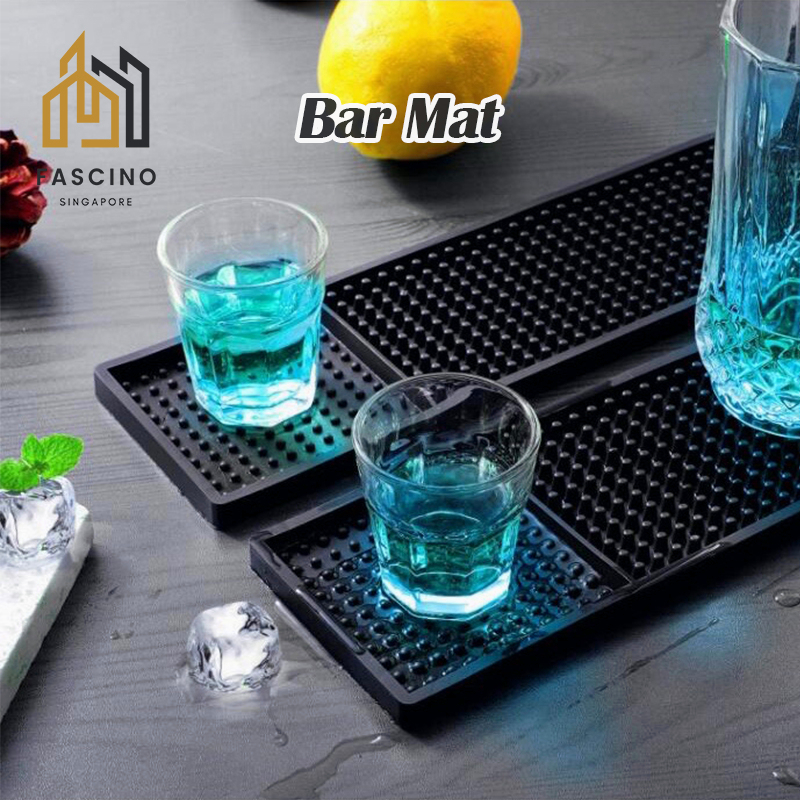 【SG】Bar Mat Rubber Bar Service Anti-Spill Mat Bar Runner Glass Drip ...