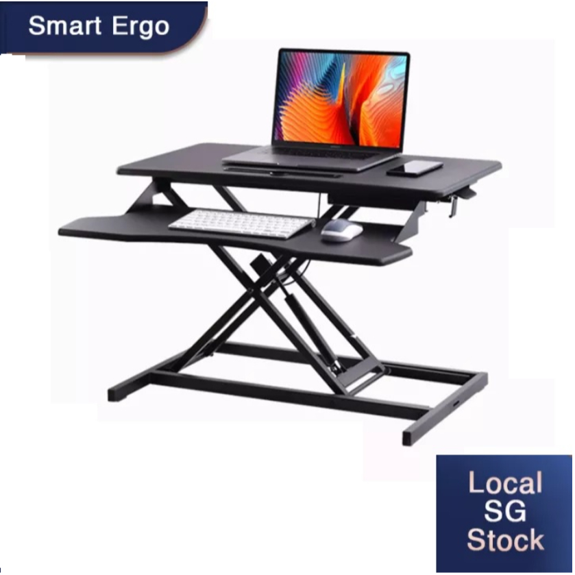 Smart Ergo Ergonomic Height Adjustable Desk Converter | Standing Desk ...