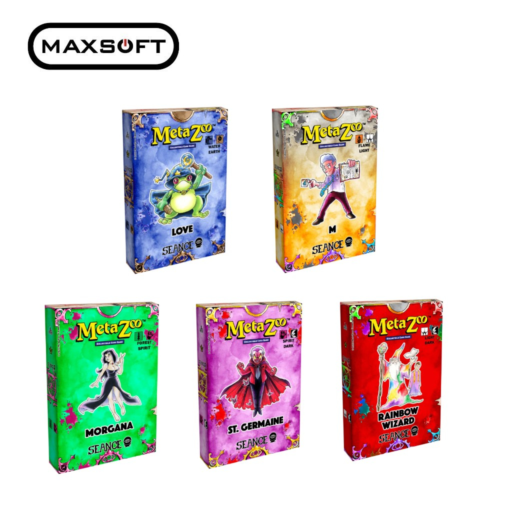 MetaZoo Trading Card Game 1st Edition Seance Theme Deck 5 Types ...