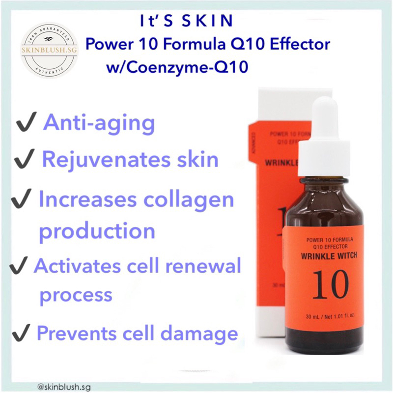 IT'S SKIN Power 10 Formula Q10 Effector 30ml [SG Ready Stock] | Shopee ...