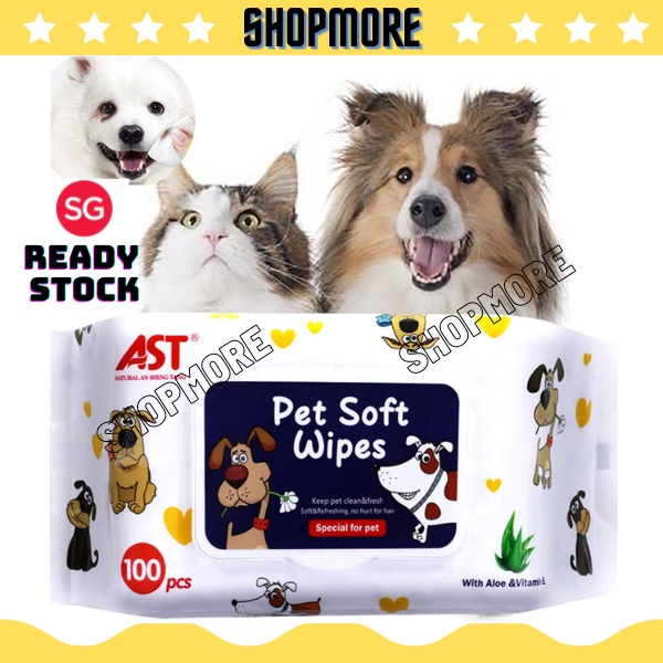 Pet Soft Wipe Wet Tissue (100pcs/pack) | Shopee Singapore