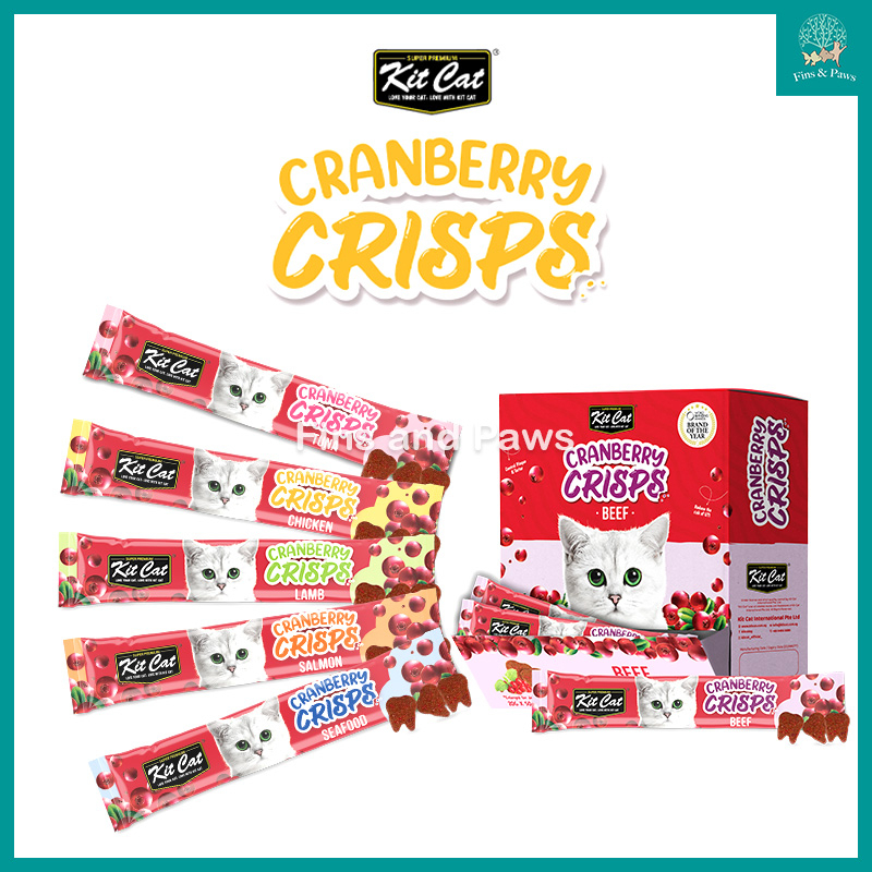 [Kit Cat] Cranberry Crisps Cat Treats 20g | Shopee Singapore