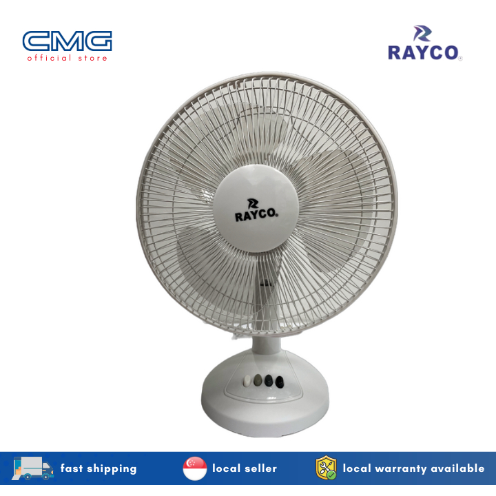 RAYCO 12” table fan RDF2112 (White) | Shopee Singapore