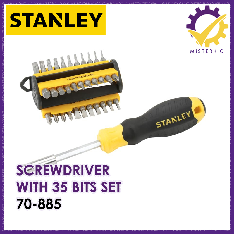 Stanley Screwdriver Set , Multi Bit 35 in 1 | Model : #70-885 | Shopee ...