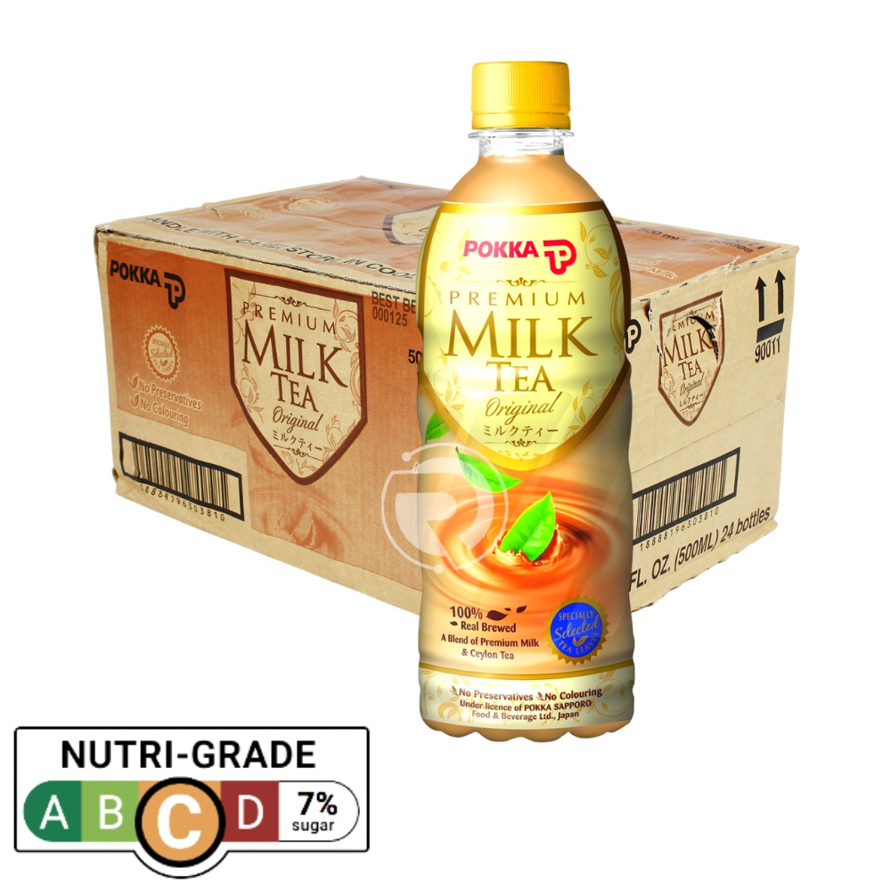 Pokka Premium Bottle Drink Milk Tea (Original) 500ml x 24 bottles (BBD ...