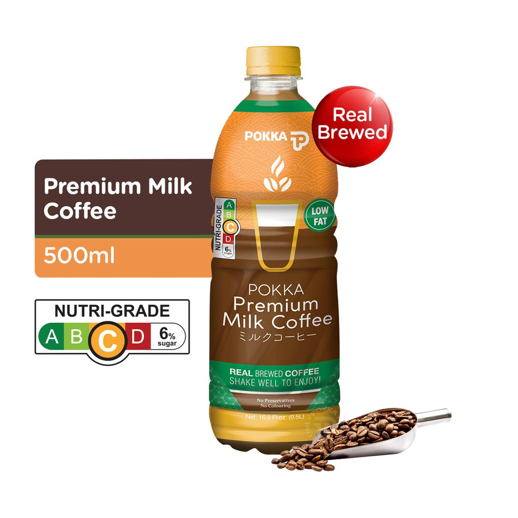 Pokka Premium Bottle Drink Milk Coffee 500ml x 24 bottles (BBD:Septy ...