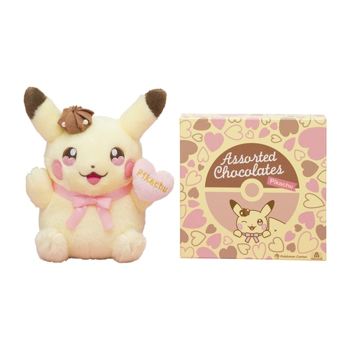 (Instock) Pokemon Center Morozoff Assorted Chocolate with Pikachu Plush ...