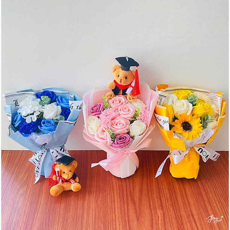 [SG Seller/Stock] Graduation /Everlasting Soap Rose/Flower Bouquet ...
