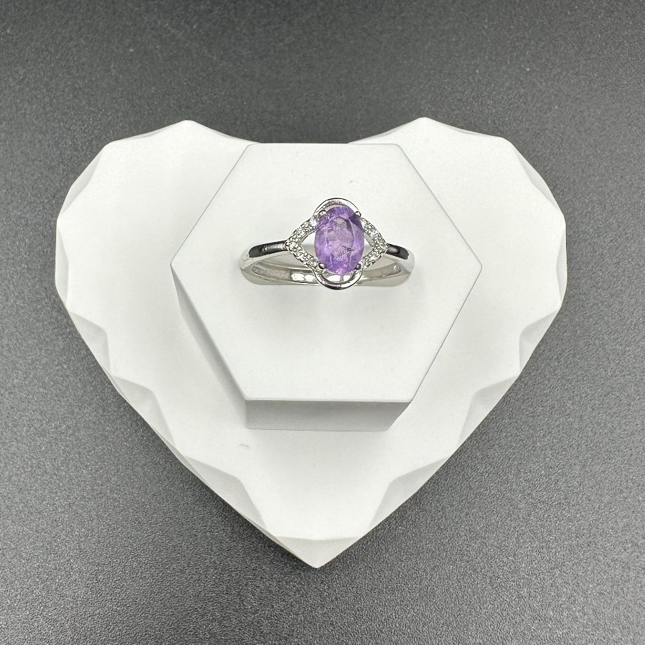Crystal Rings (Amethyst) | Shopee Singapore