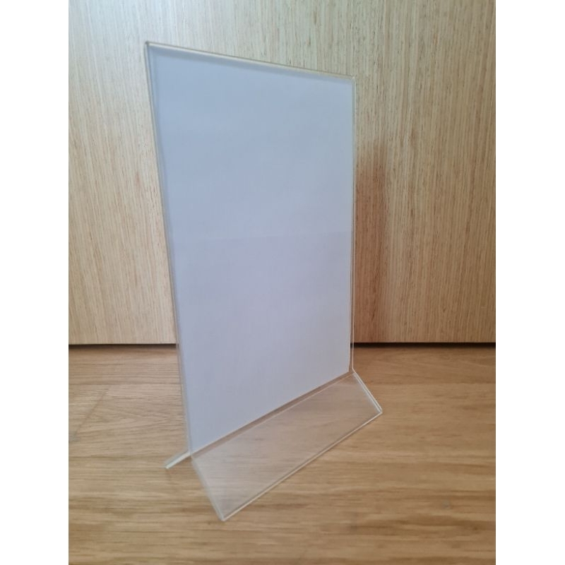 Acrylic standee (A5 size), QR code stand | Shopee Singapore