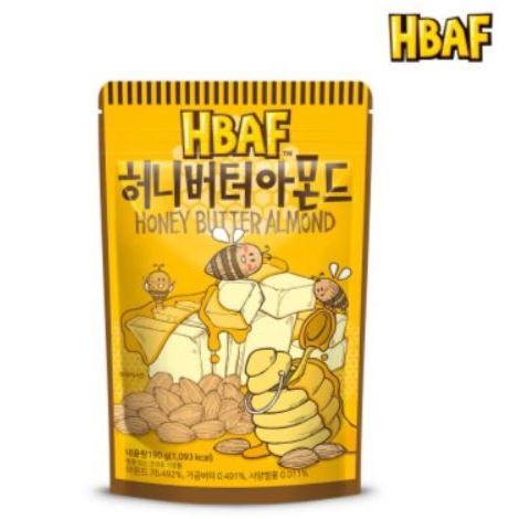 [HBAF] Seasoned Almond hbaf Honey Butter almond Hbaf almond Bestseller korean snack Wasabi ...