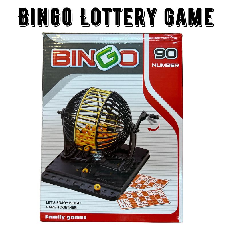 [SG Stock] Bingo Card Lottery Lotto Family Game 72pc Lucky Draw Game ...