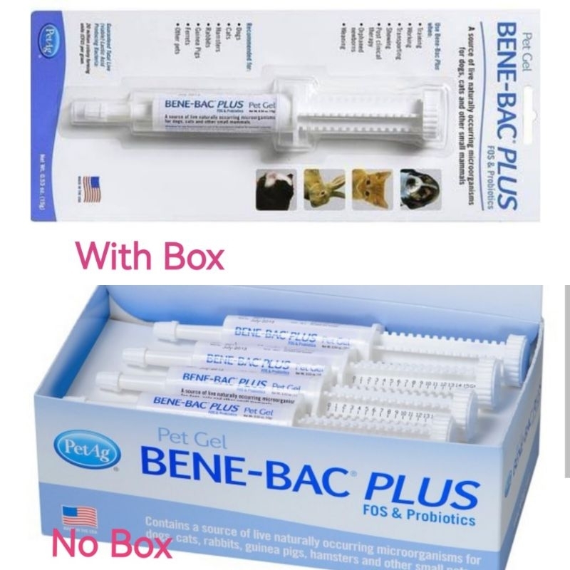 [Bundle Promo of 1/3] PetAg Bene-Bac Plus FOS & Probiotics Gel ...