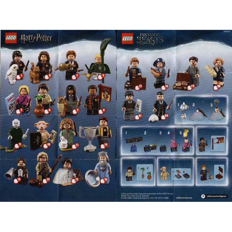 Lego 71022 Harry Potter™ and Fantastic Beasts™ Minifigures Series 1 ...