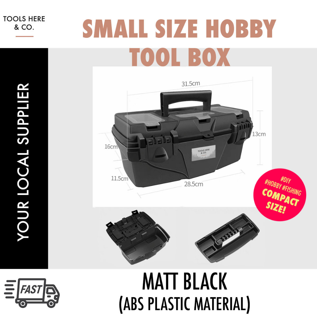 Tool Box SMALL SIZE Suitable For Fishing Hobbies DIY Craft Tools ...