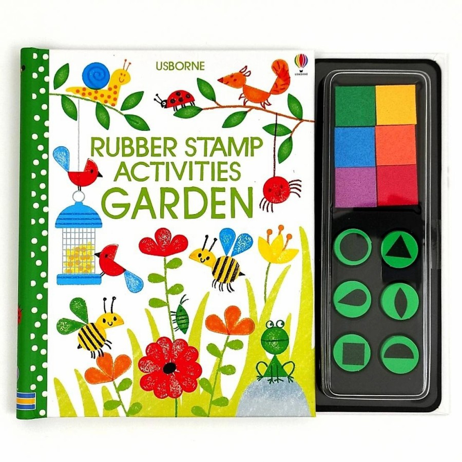 SG LOCAL STOCK ⌁ Usborne Garden Rubber Stamp Activities Children Books ...